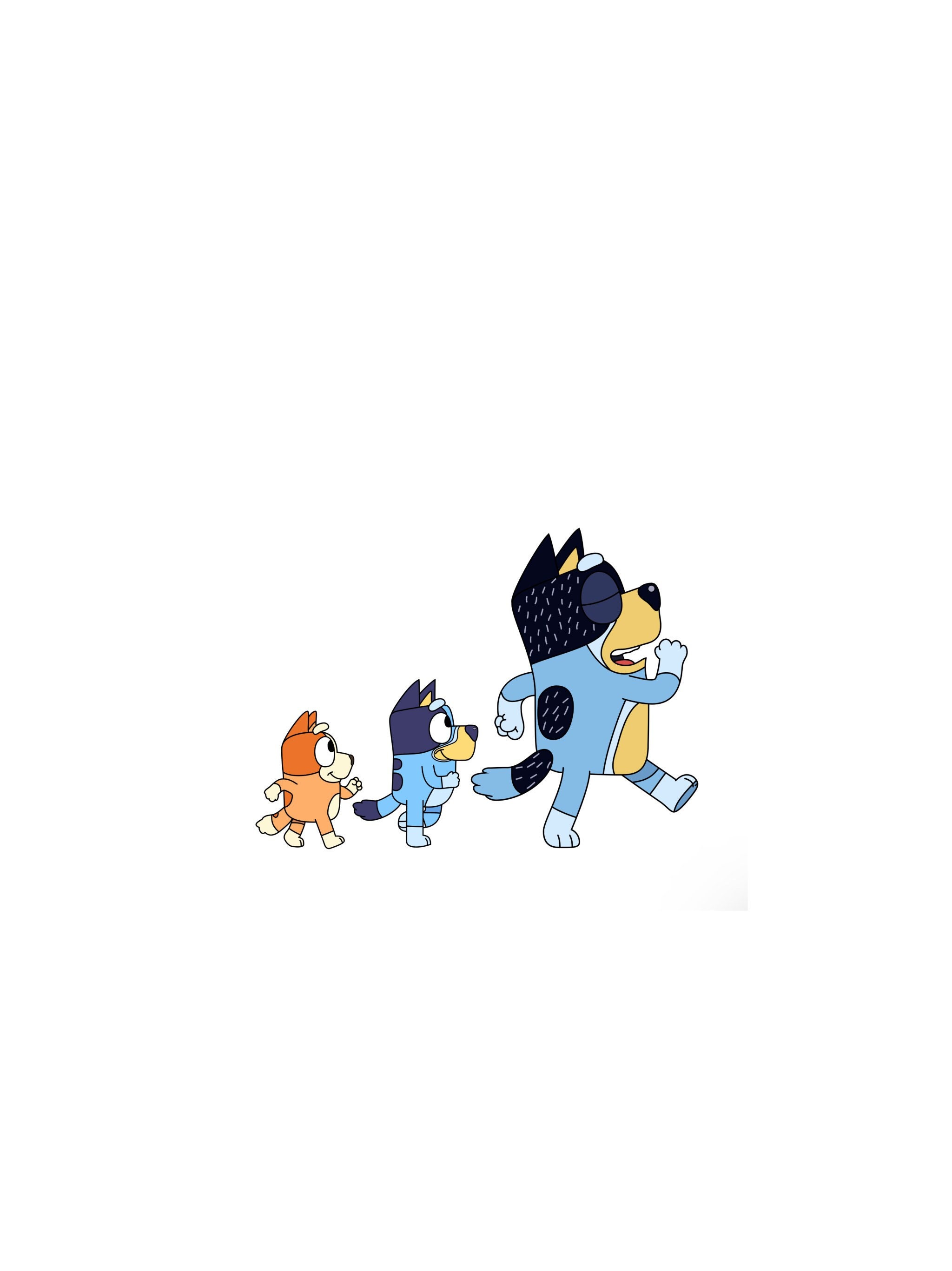 Bluey and Bingo With Dad - Etsy UK