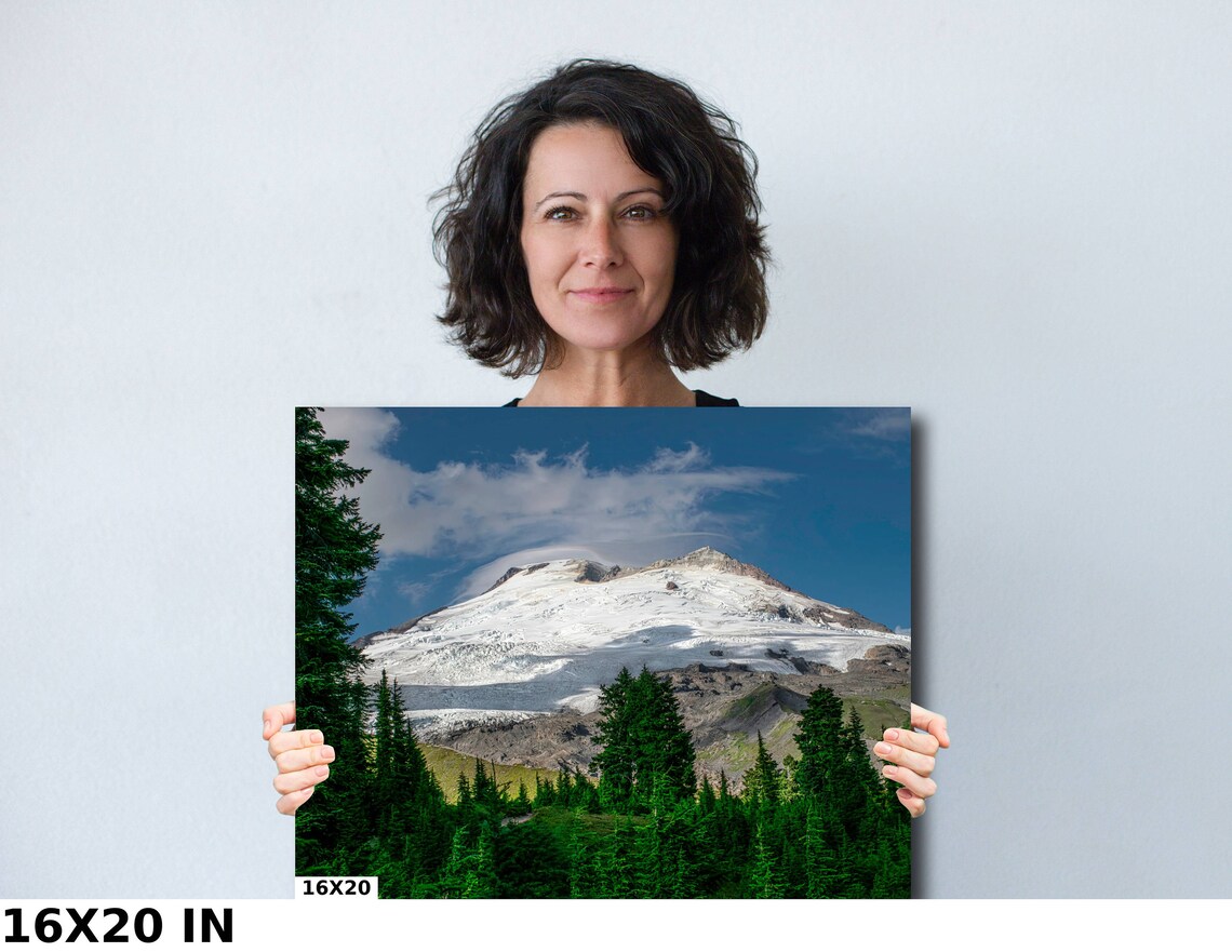 Mt. Baker Photo Print: Pacific Northwest Volcano Art - Etsy