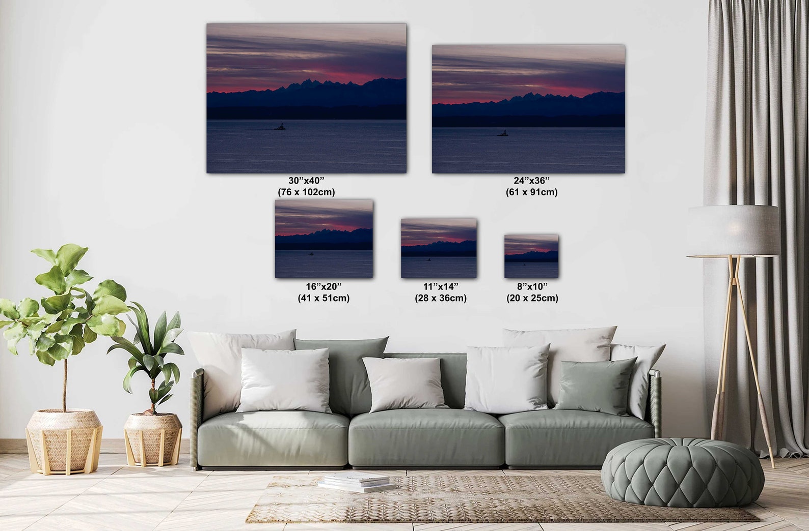 Blue Light Over Puget Sound - Etsy