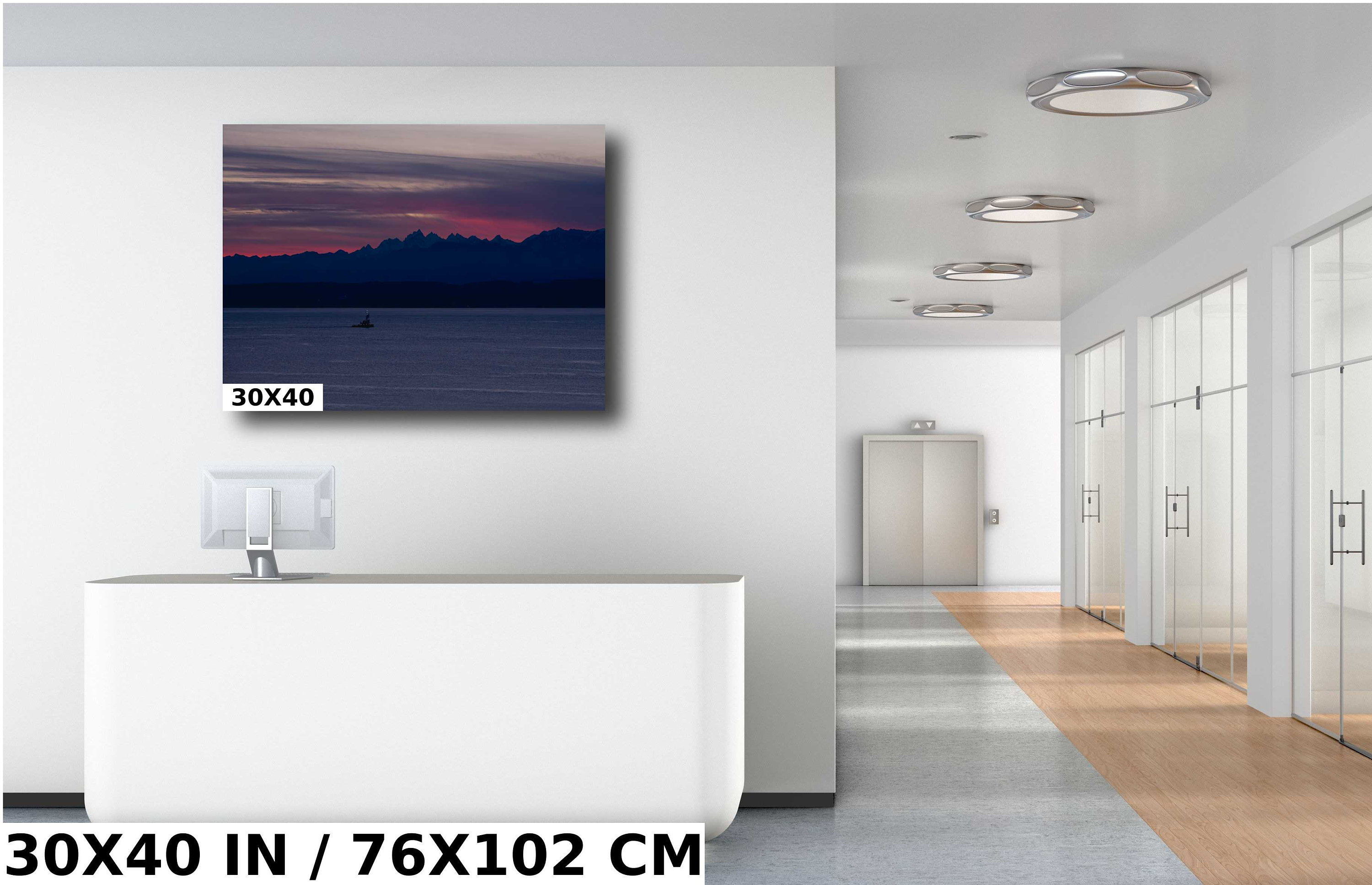 Blue Light Over Puget Sound - Etsy