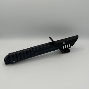 The Mandalorian Darksaber | 3D Printed | Hilt | Prop | Kit | Star Wars ...