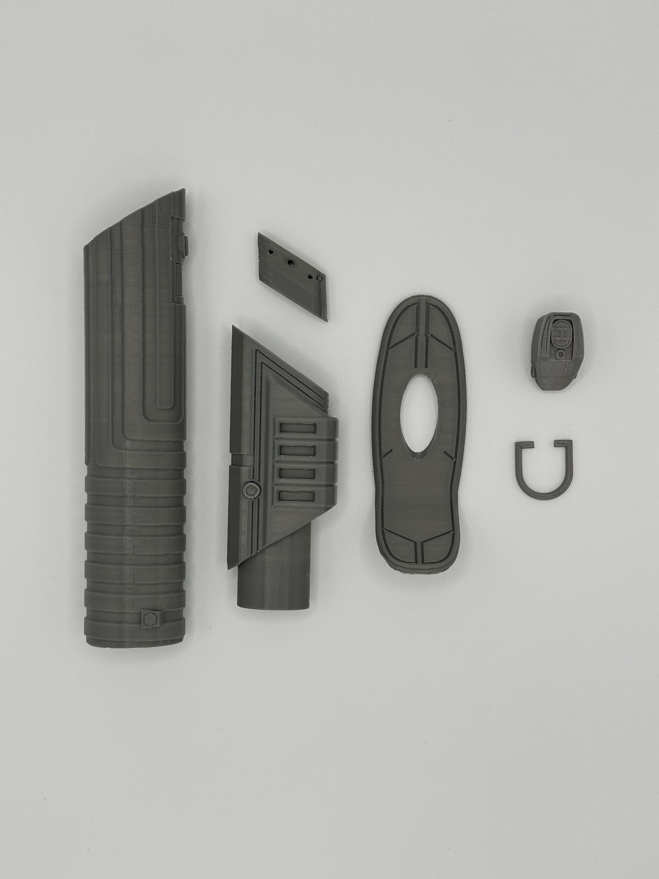 The Mandalorian Darksaber | 3D Printed | Hilt | Prop | Kit | Star Wars ...