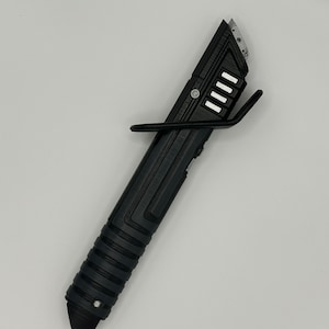The Mandalorian Darksaber | 3D Printed | Hilt | Prop | Kit | Star Wars ...