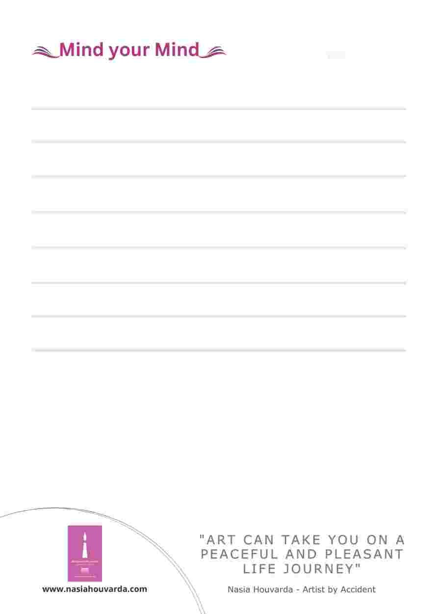 Resilience Mind Your Mind Colouring Postcard. A Perfect Gift for Family ...