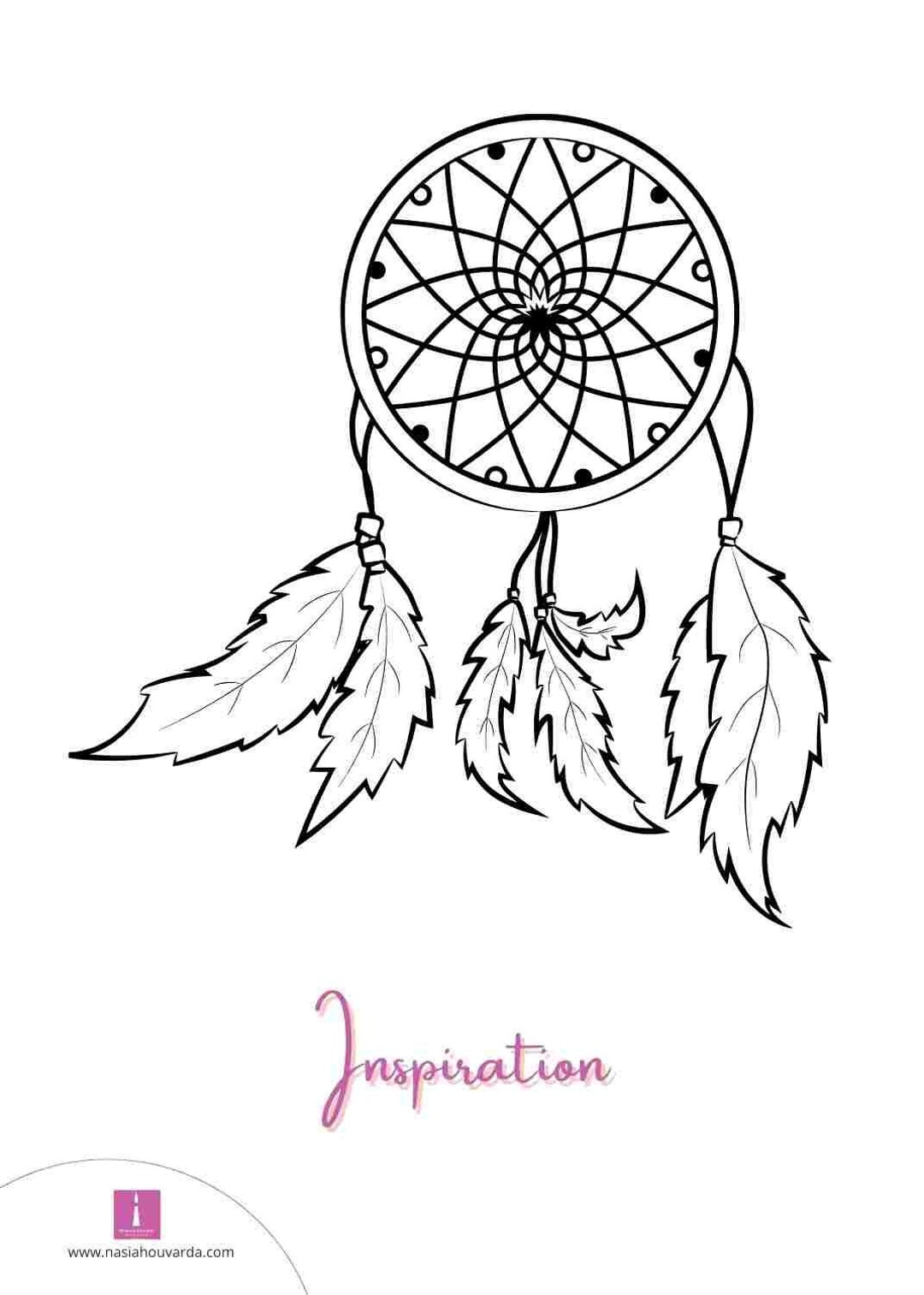Inspiration - Mind Your Mind Colouring Postcard. A Perfect Gift for ...
