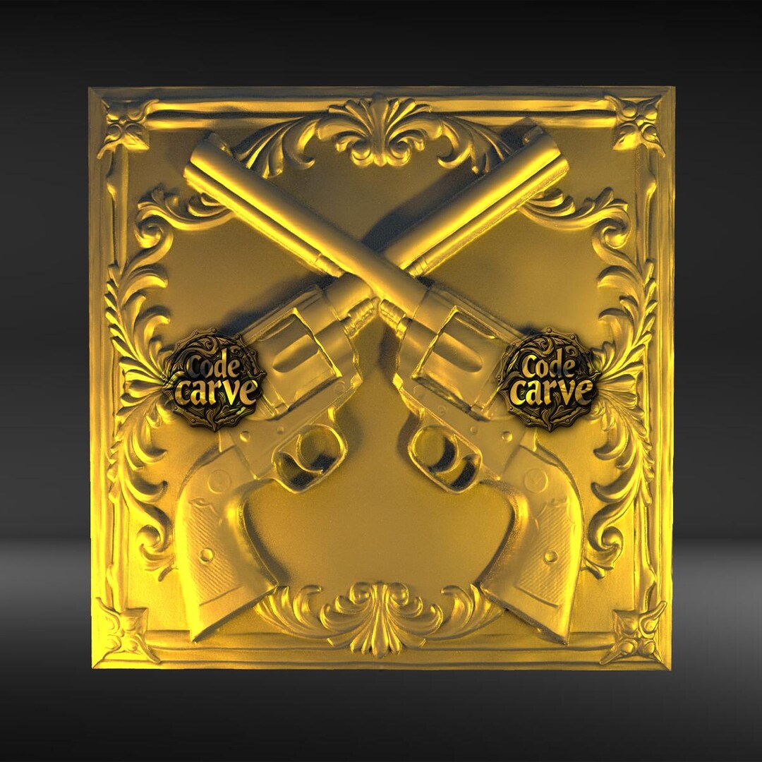 Revolvers, Guns STL CNC READY 3D Model Laser Ready 3D Depthmap, High ...