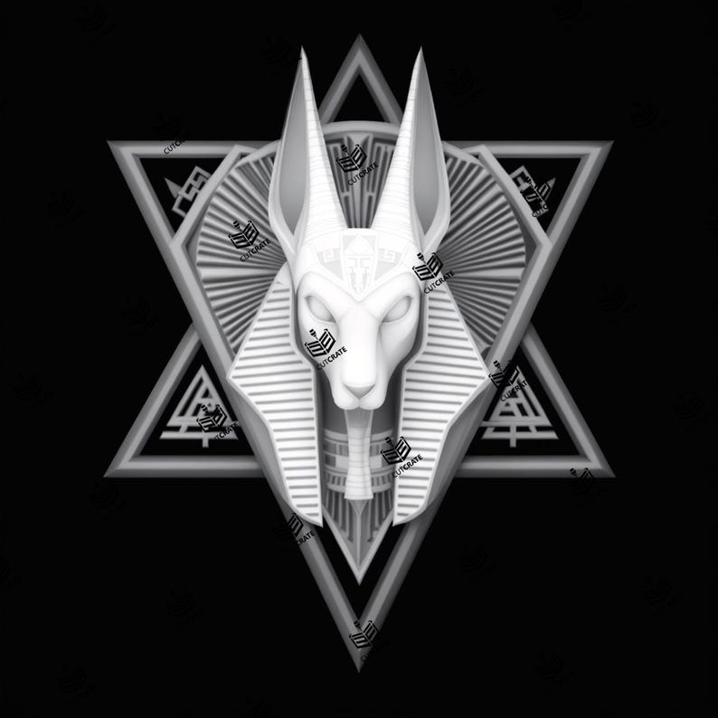 Anubis, Egyptian - 3D STL Model for CNC, Depthmap for Laser Engraver ...