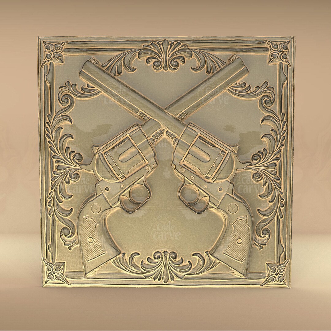 Revolvers, Guns CNC Files, 3D STL Model Depthmap - Etsy