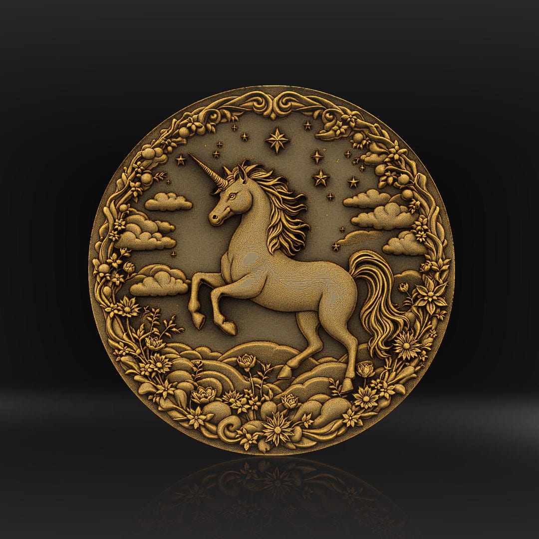 Unicorn CNC Files, 3D STL Model, 3D Printer - Etsy