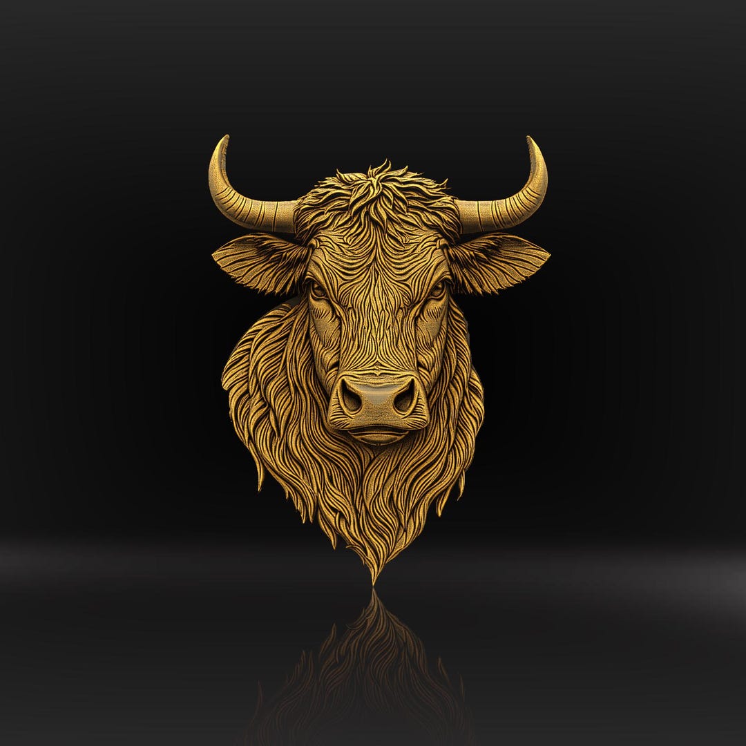 Highland Cow CNC Files, 3D STL Model, 3D Printer File - Etsy