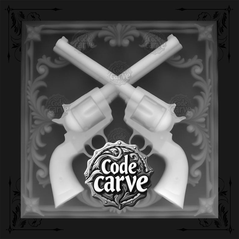 Revolvers, Guns CNC Files, 3D STL Model Depthmap - Etsy