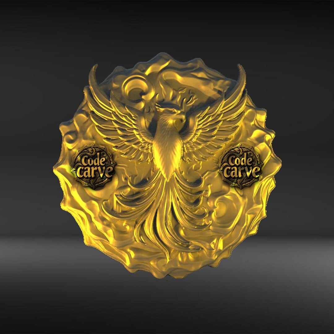 Phoenix STL CNC Depthmap Bitmap Laser Ready File - Etsy