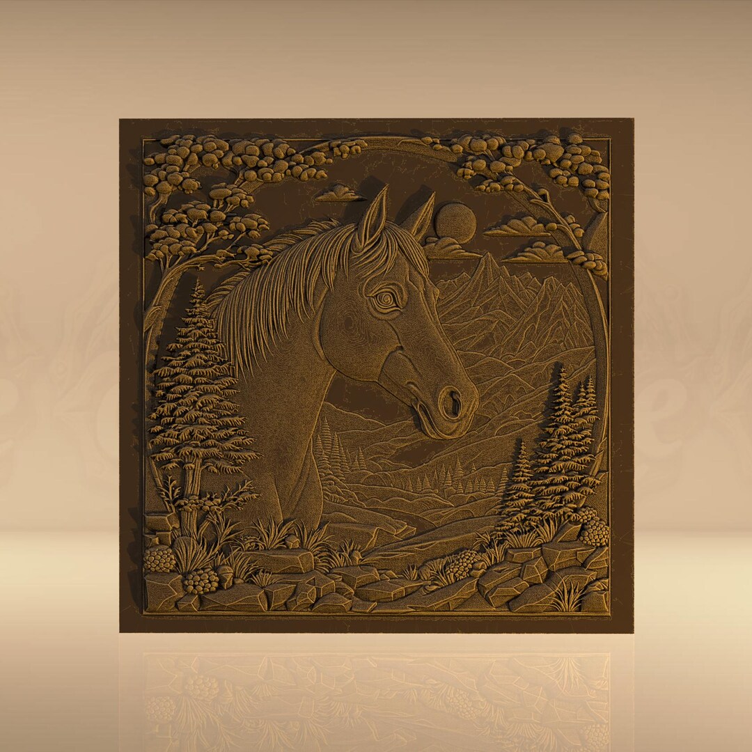 Horse CNC Files, 3D STL Model - Etsy UK