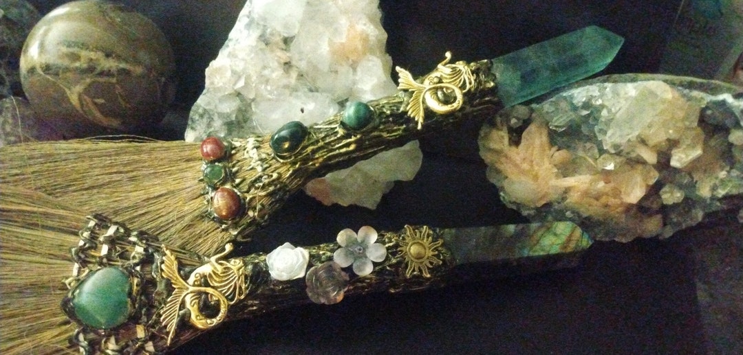 Crystal Besoms (brooms) - Etsy