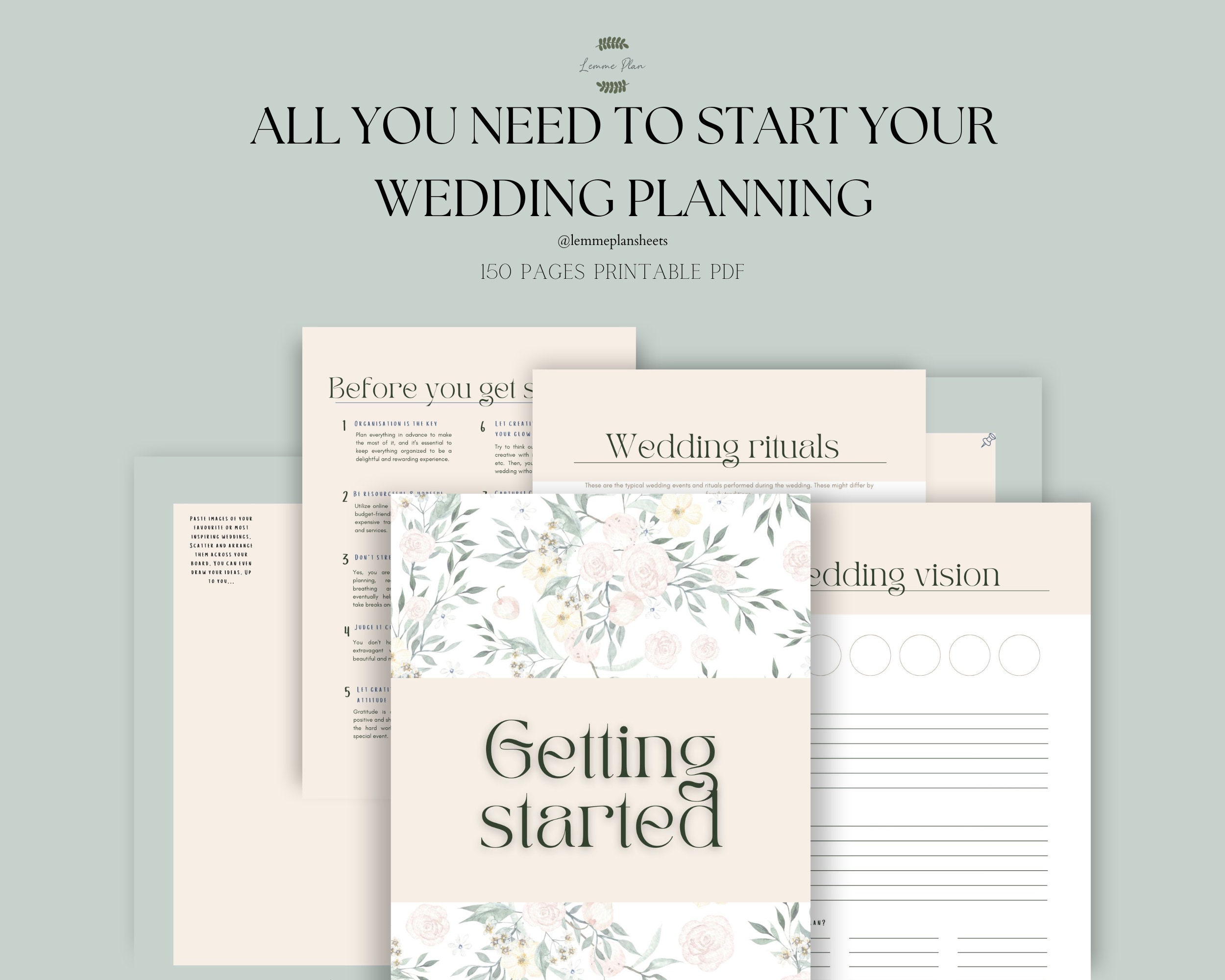Digital Indian Wedding Planner Printable Hindu Wedding Planner - Etsy