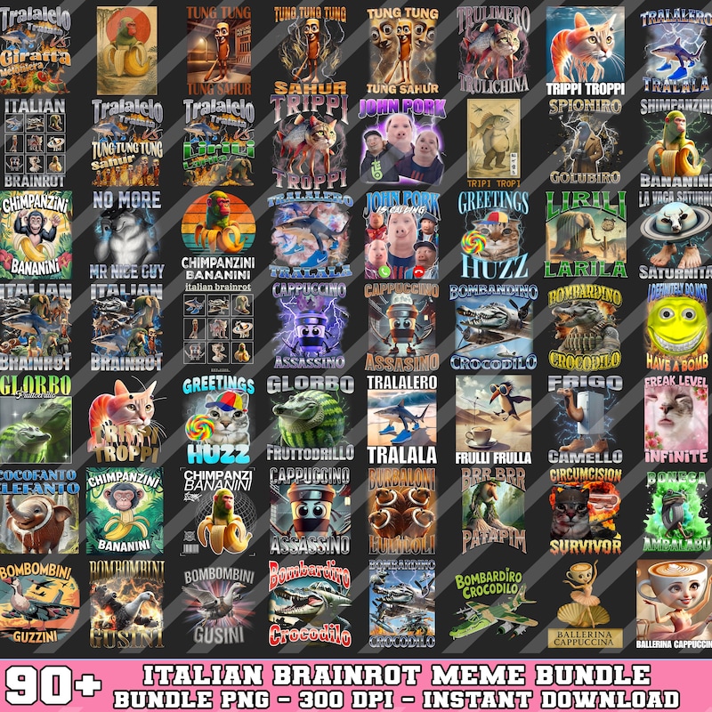 Italian Brainrot Png - Etsy