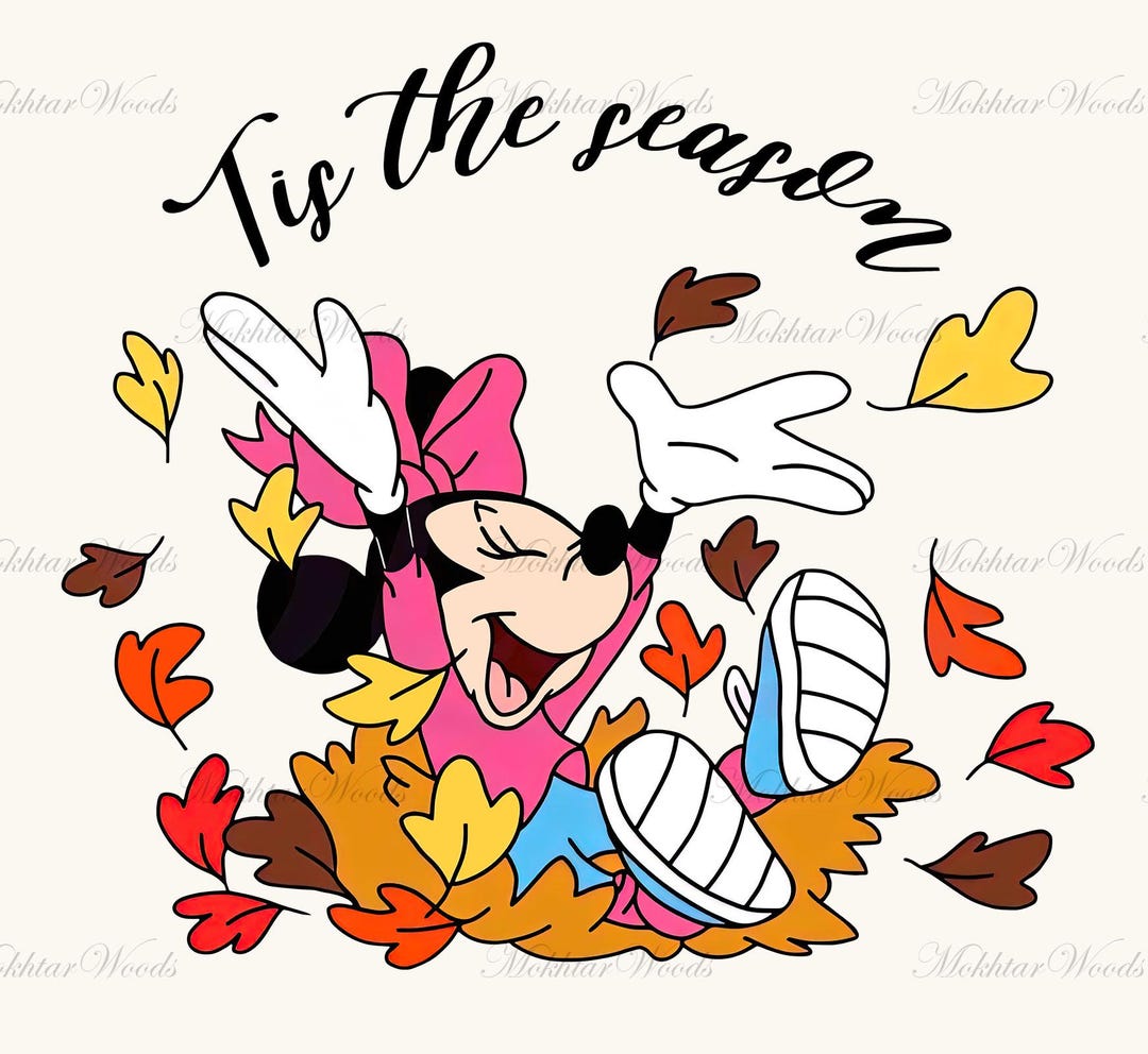 Minnie Fall Vibes Png, Disney Thanksgiving Png, Mouse Pumpkin Spice Png ...