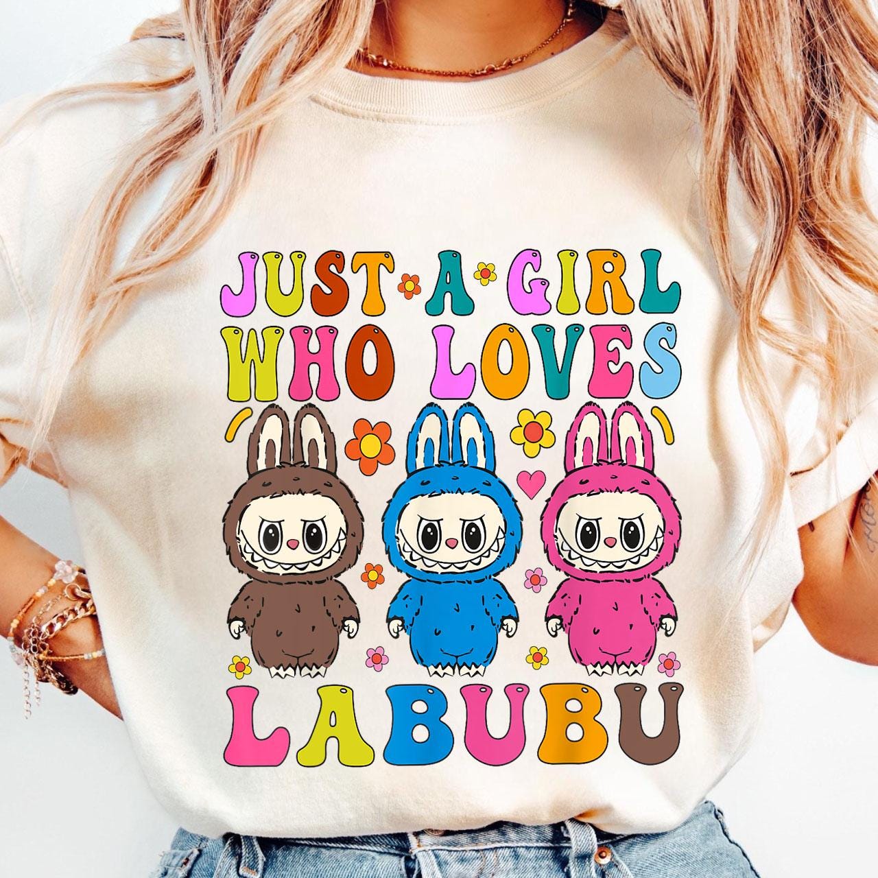 Just a Girl Who Loves Labubu PNG | Cute Labubu Girl Quote Design ...