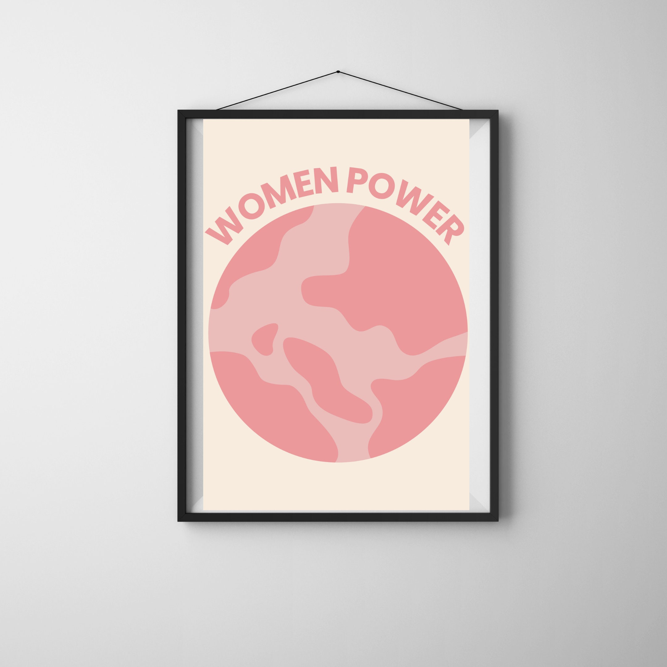 Strong Women Svg Wall Art Diversity Art Print Girl Power Office Wall