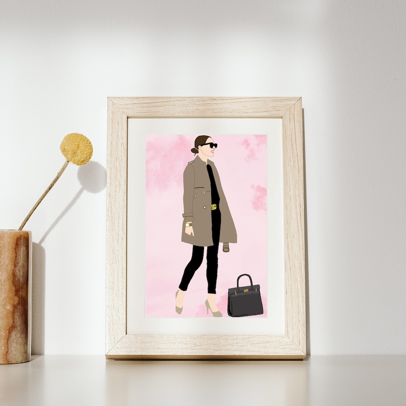 Female Boss Portrait, Girl Money Art, Boss Lady Art, Girl With Cash ...