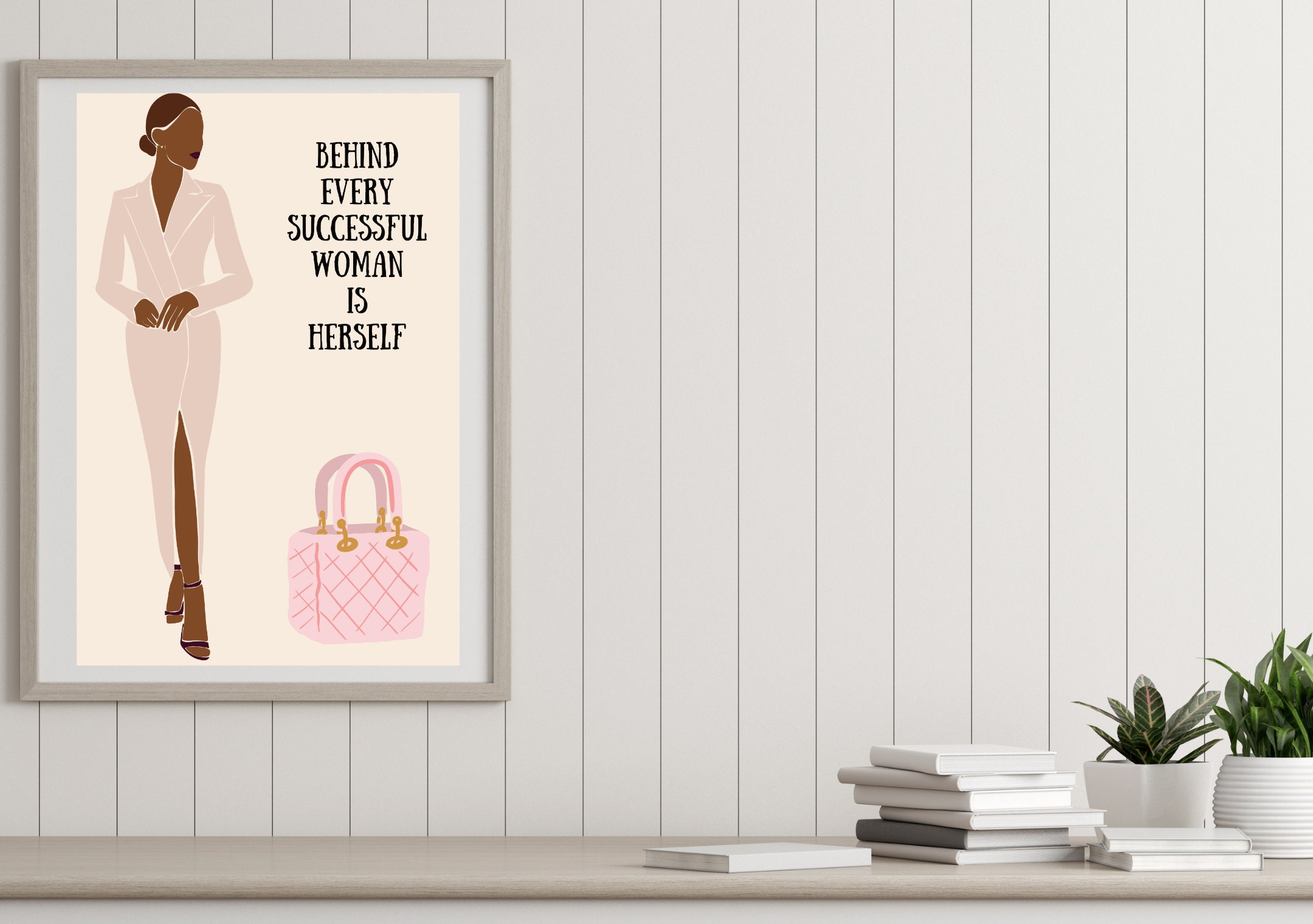 Female Boss Portrait, Girl Money Art, Boss Lady Art, Girl With Cash ...