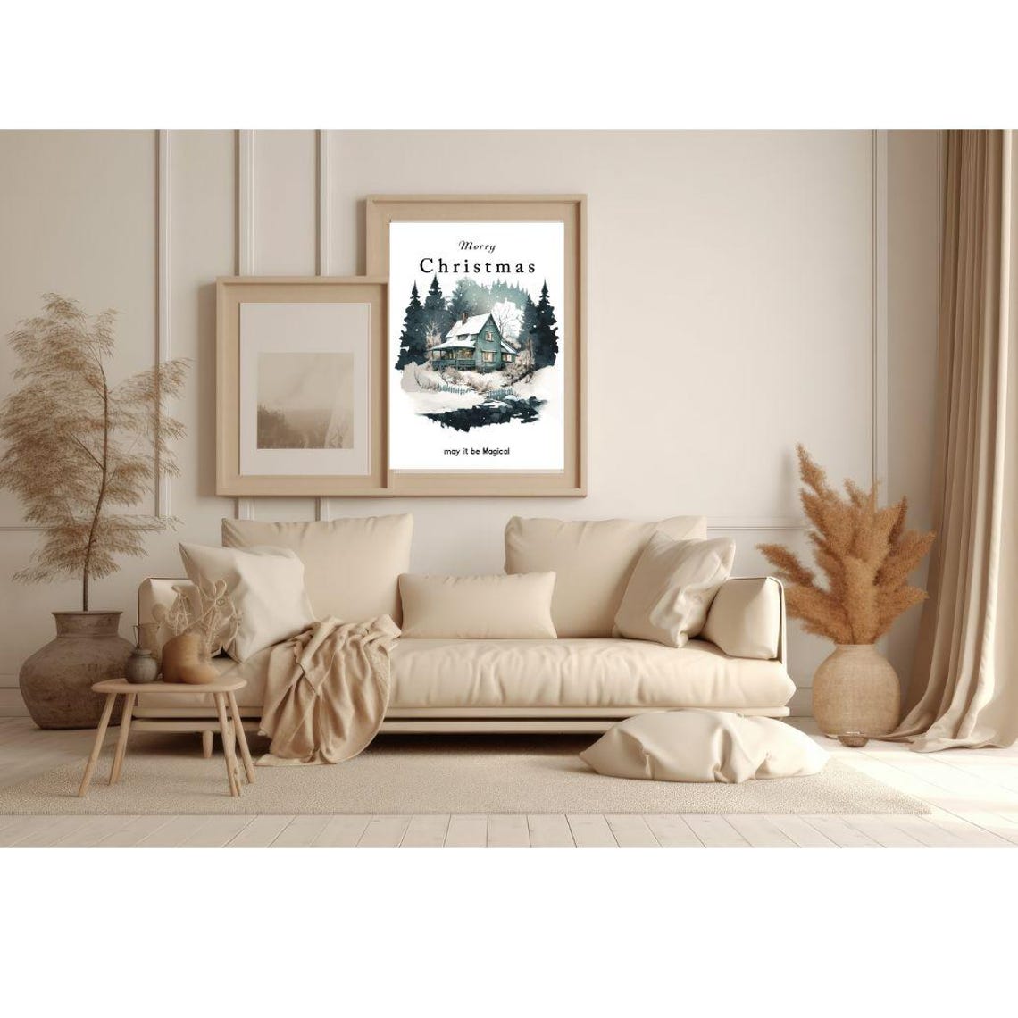 Gallery Typography Christmas Wall Art Designs | Festive Digital Prints ...