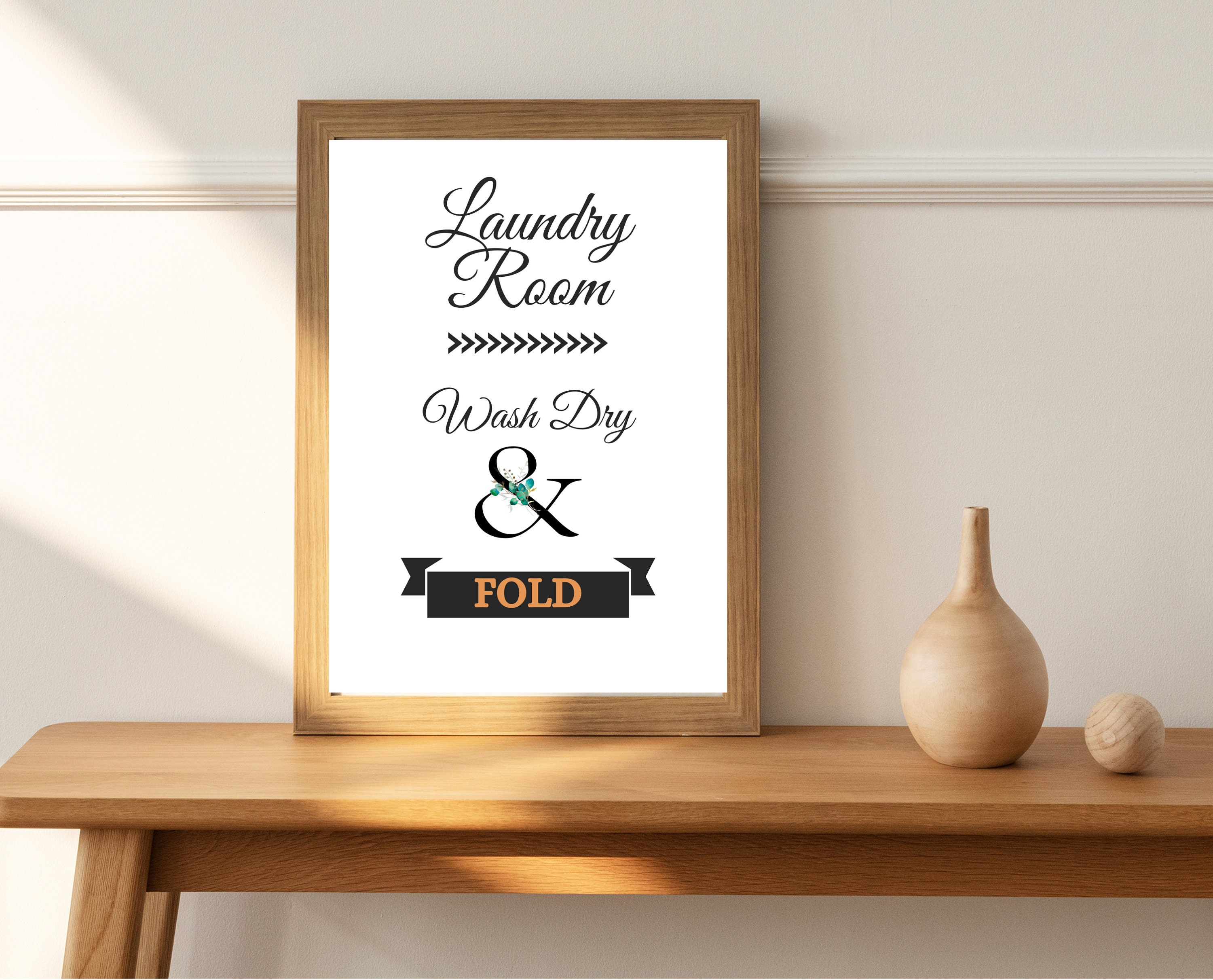 Set Laundry Room Wall Art Set of 4 Instant Download Print - Etsy