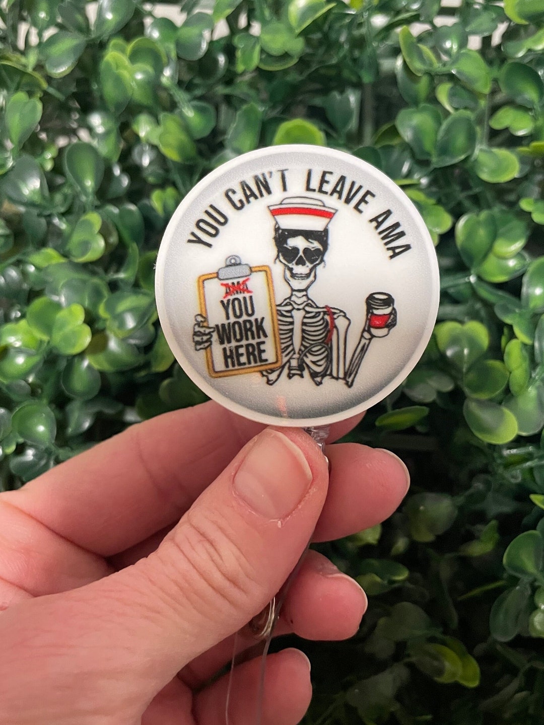 AMA Retractable Badge Reel Nurse Badge Reel Funny RN Badge - Etsy AMA Retractable Badge Reel Nurse Badge Reel Funny RN Badge - Etsy