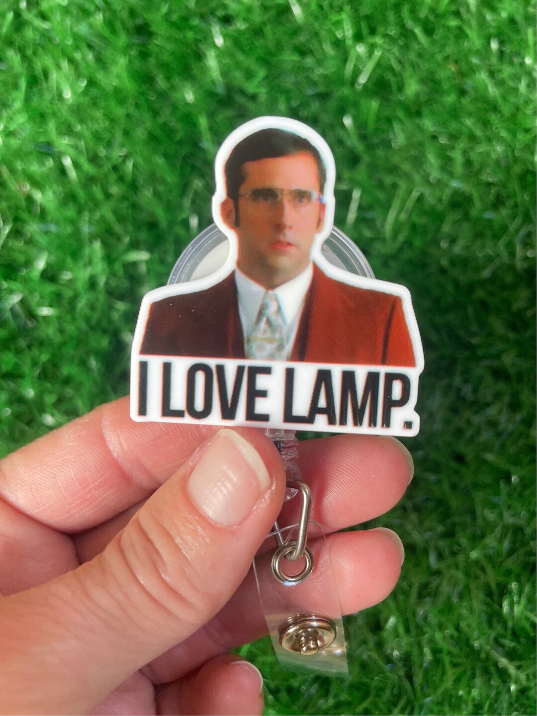 I Love Lamp Anchorman Retractable Badge Reel - Etsy