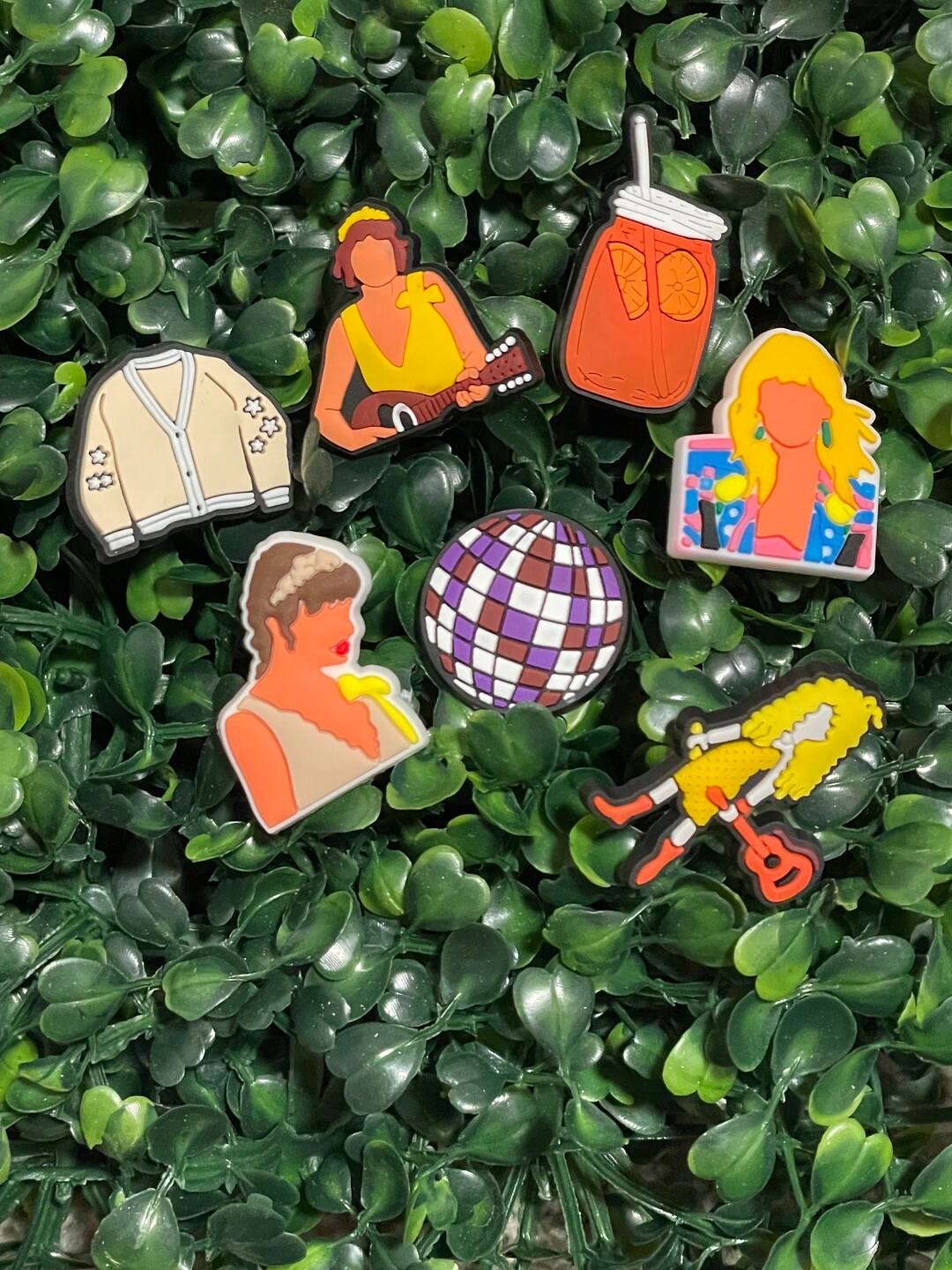 Swiftie Croc Charms 7 Pack Croc Buttons Buddies - Etsy
