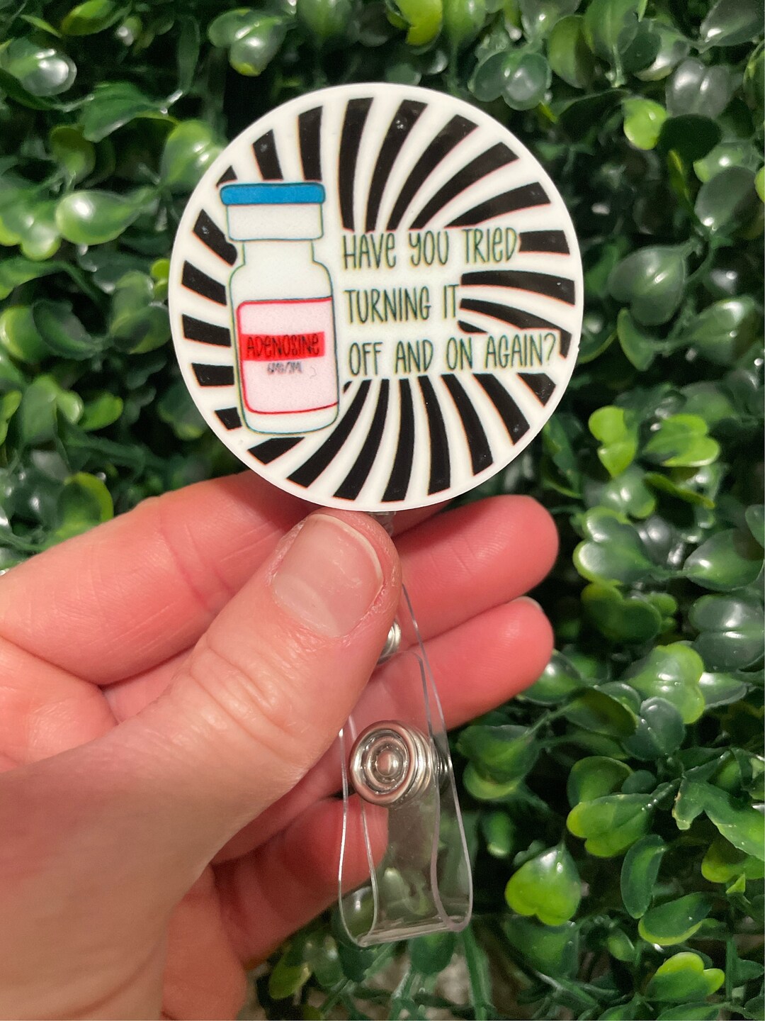 ICU ER Nurse Badge Reel Nurse ID Badge Holders Clips - Etsy