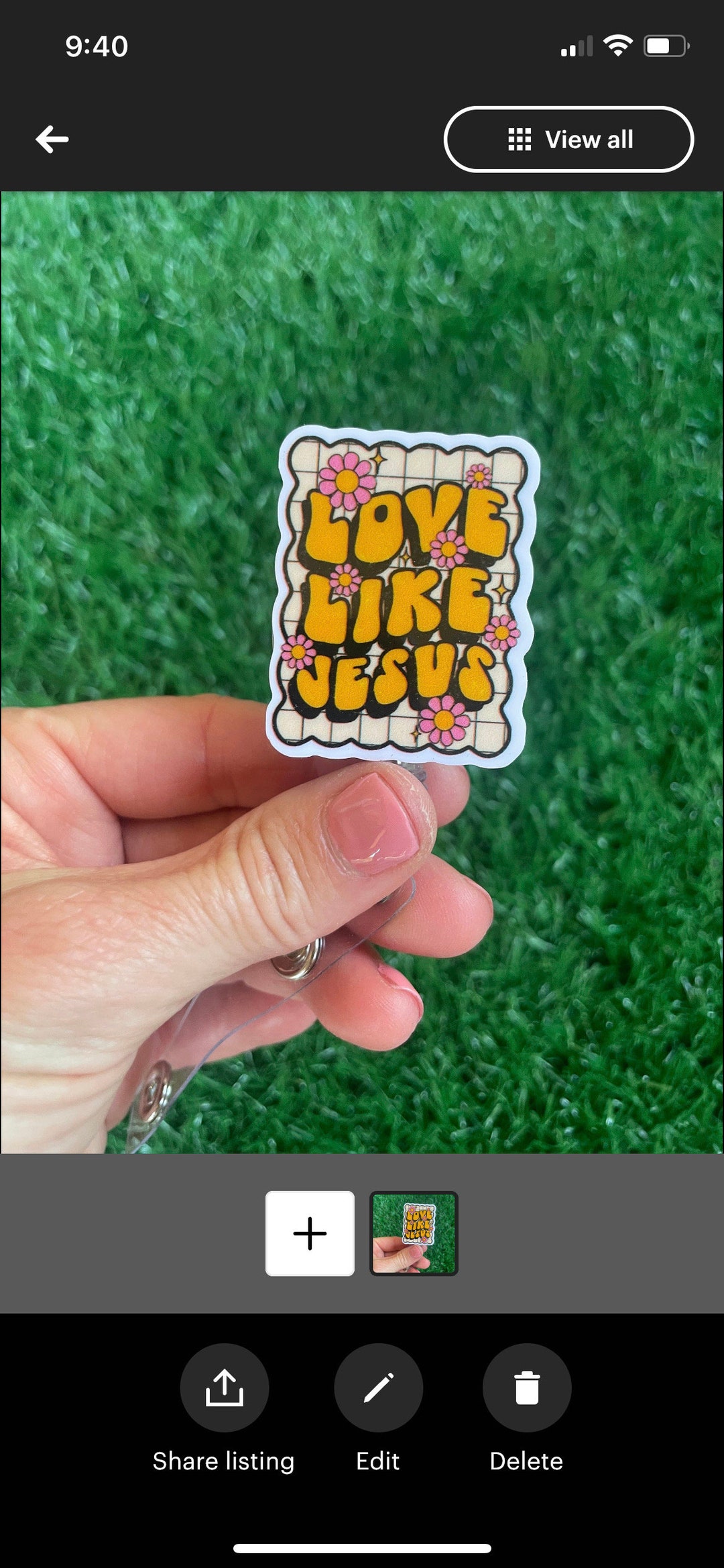 Love Like Jesus Retractable Badge Reel Nurse Badge Reel Christian Badge ...