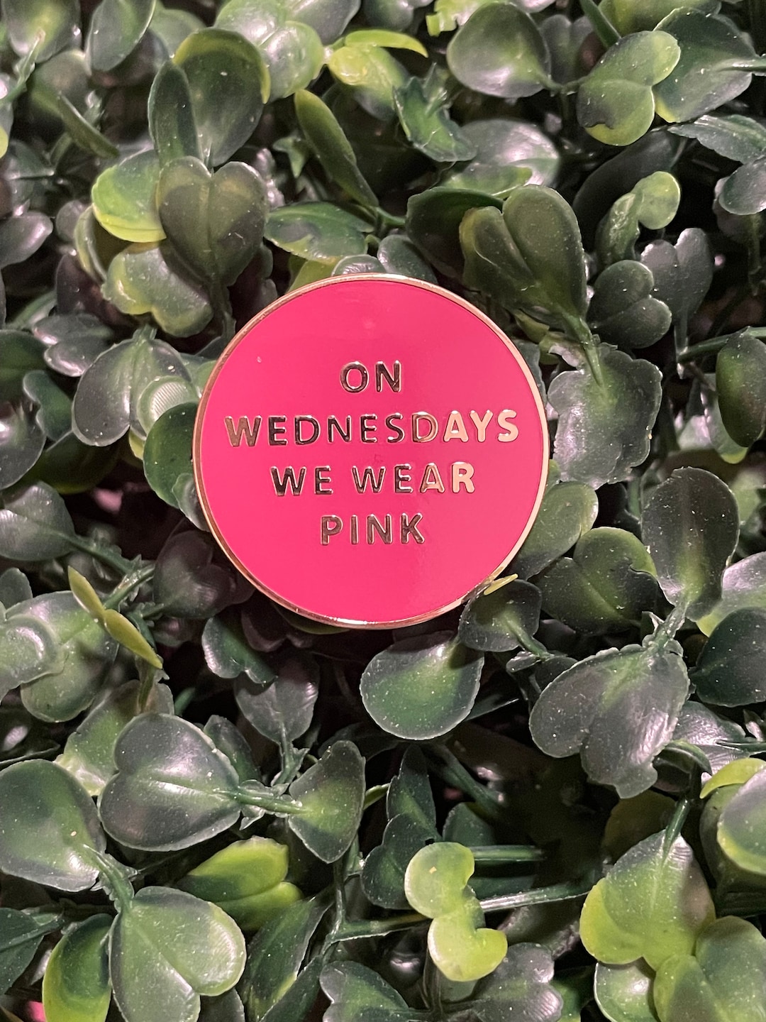 On Wednesdays We Wear Pink Cute Mean Girls Backpack Lanyard Badge Purse ...