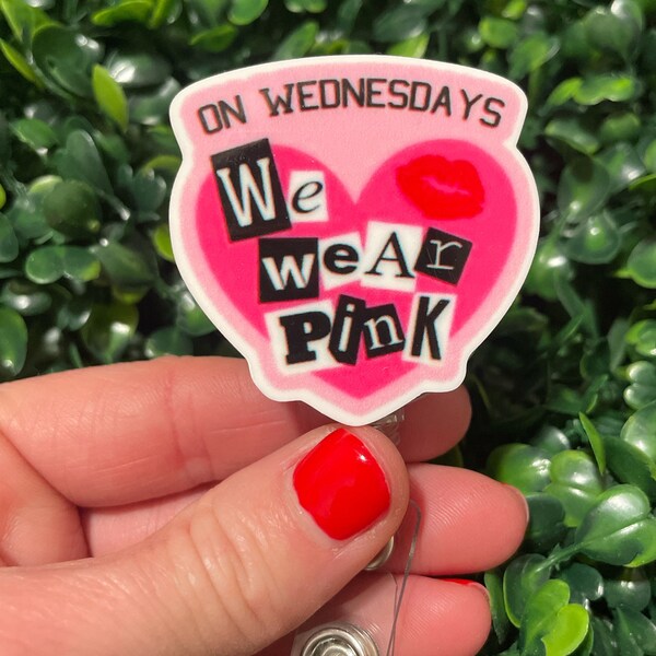 On Wednesday We Wear Pink Svg - Etsy