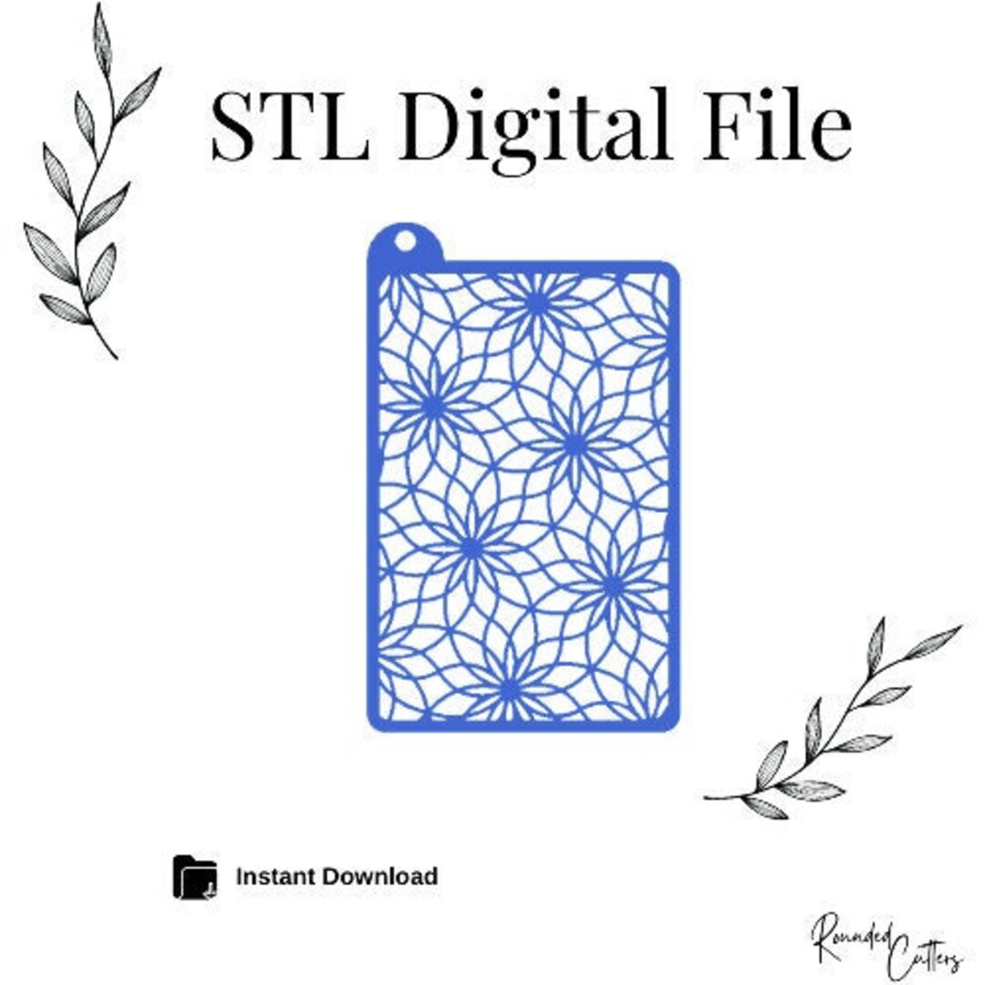 Stencils #70 for Polymer Clay, Digital STL File, Instant Download, STL ...