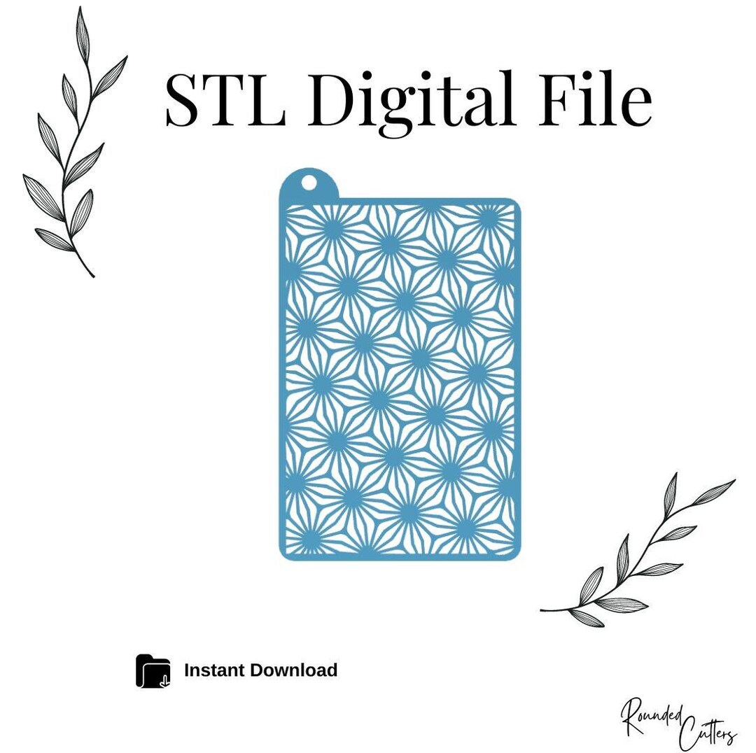 Stencils #103 for Polymer Clay, Digital STL File, Instant Download, STL ...