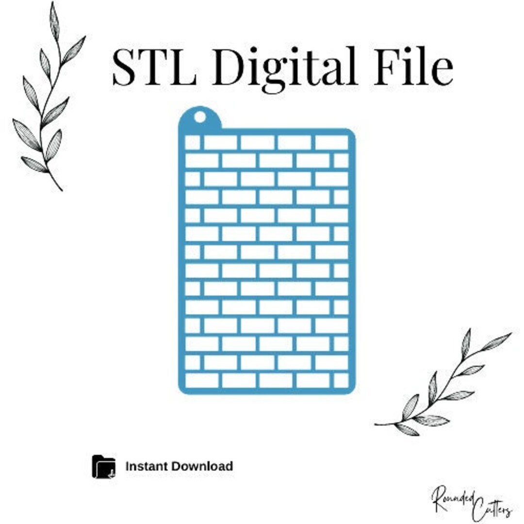 Stencils #53 for Polymer Clay, Digital STL File, Instant Download, STL ...