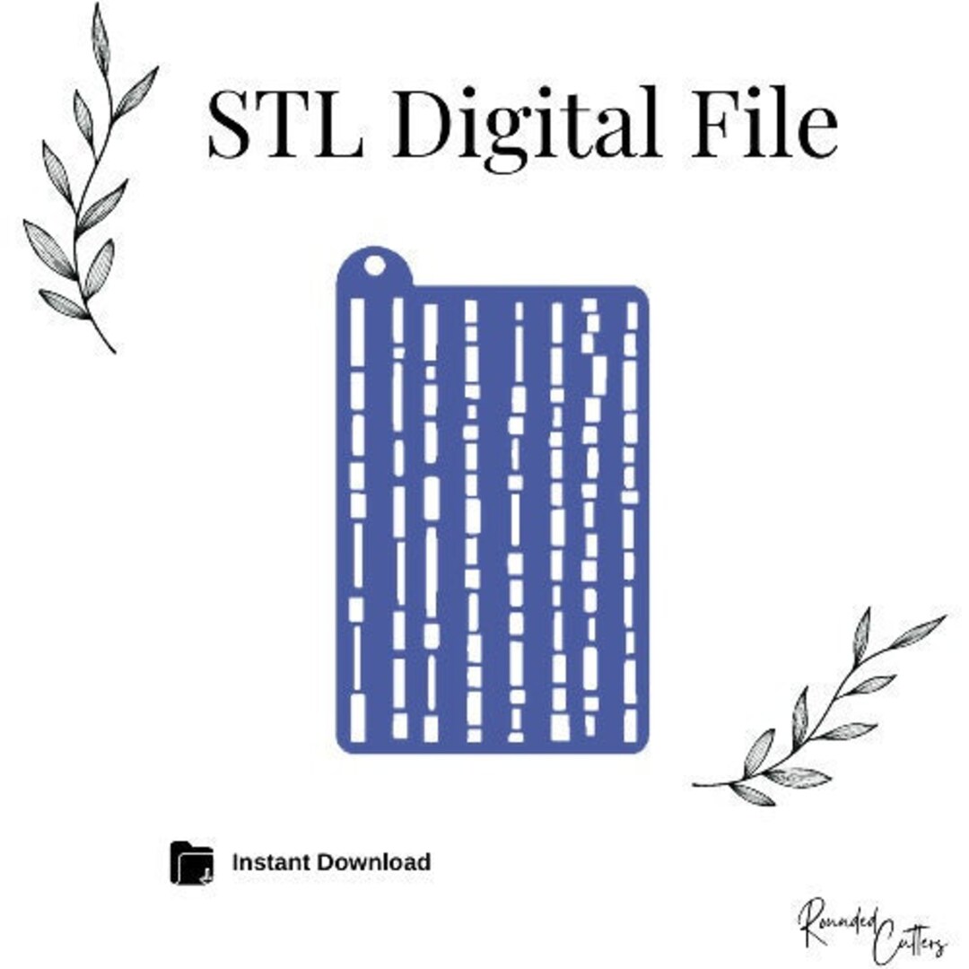 Stencils #60 for Polymer Clay, Digital STL File, Instant Download, STL ...
