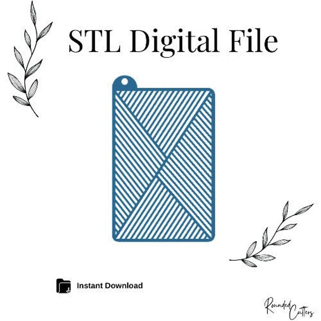 Stencils #15 for Polymer Clay, Digital STL File, Instant Download, STL ...