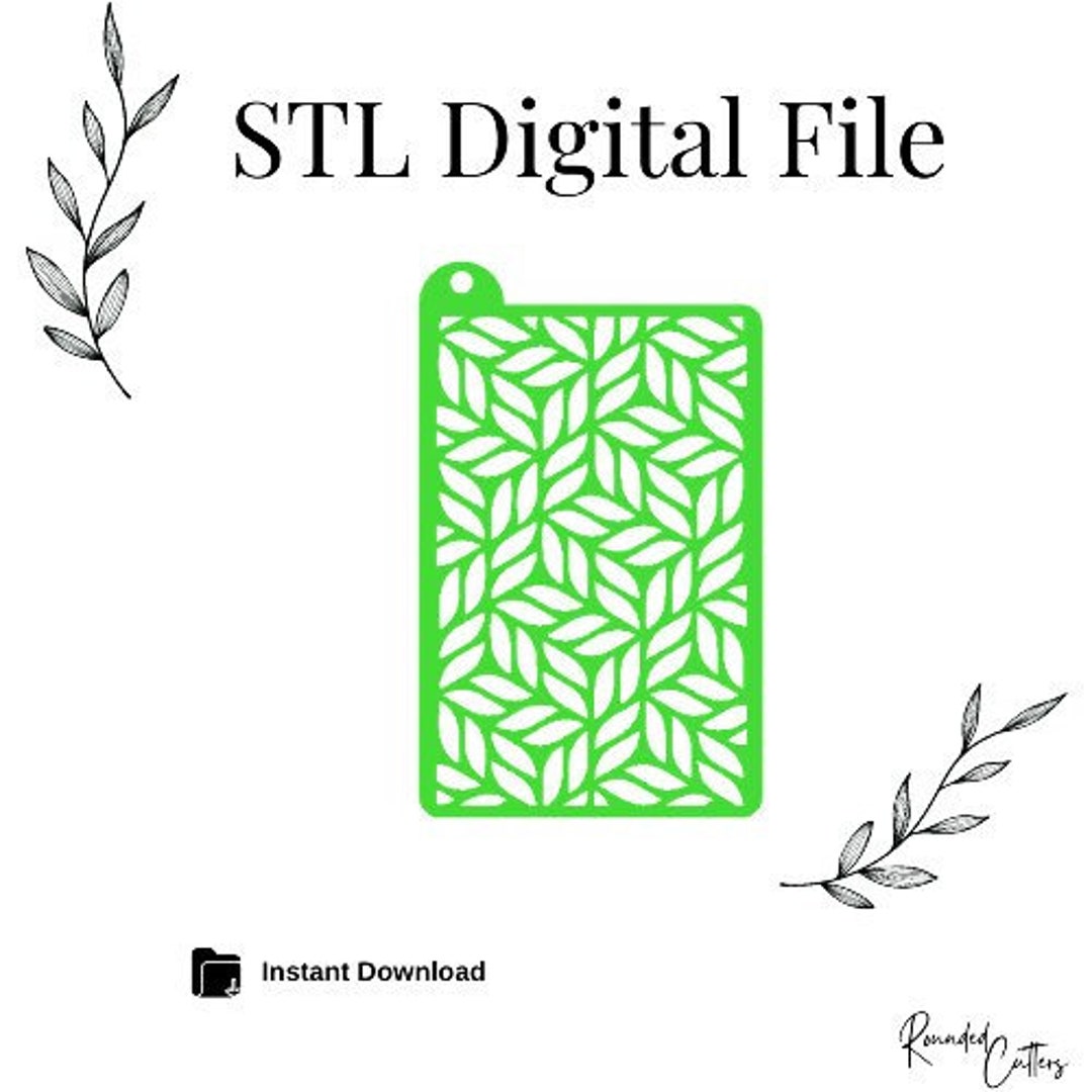 Stencils #35 for Polymer Clay, Digital STL File, Instant Download, STL ...