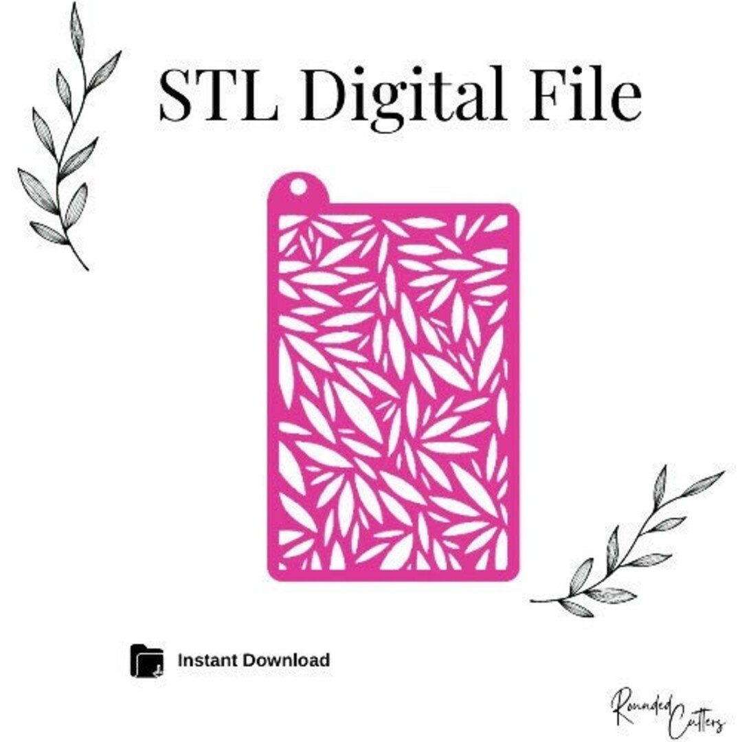 Stencils #31 for Polymer Clay, Digital STL File, Instant Download, STL ...