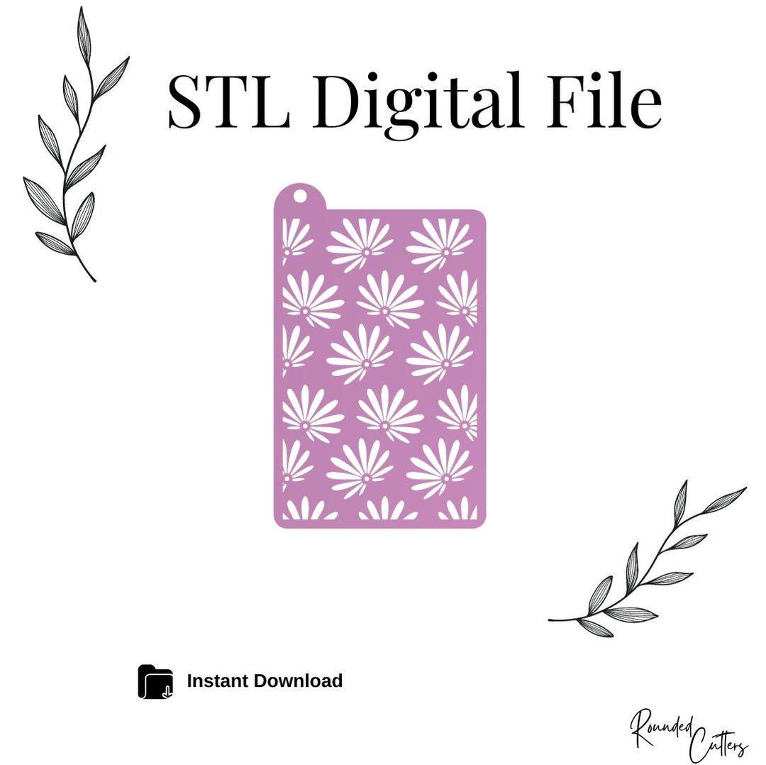 Stencils #101 for Polymer Clay, Digital STL File, Instant Download, STL ...