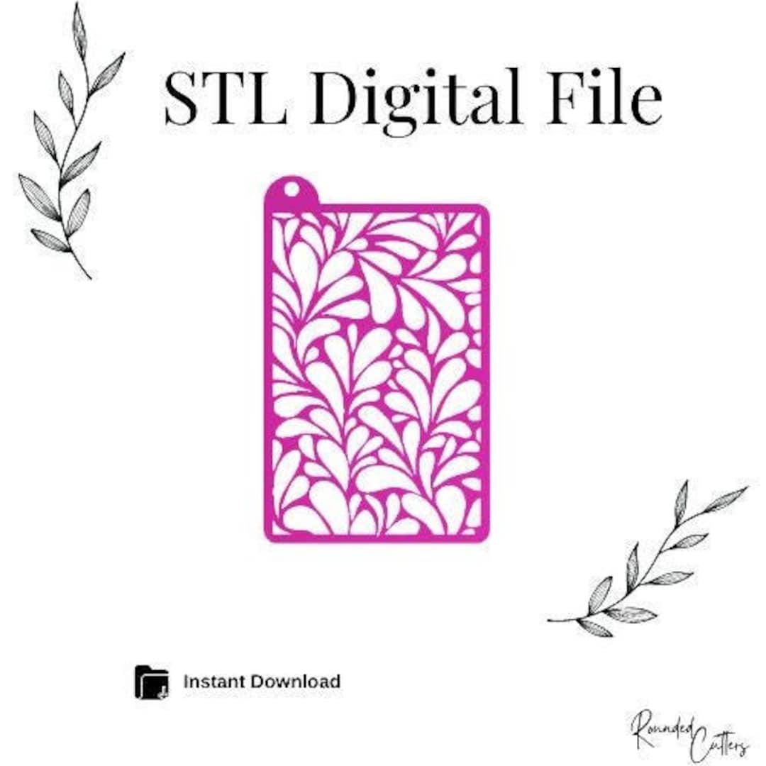 Stencils #90 for Polymer Clay, Digital STL File, Instant Download, STL ...