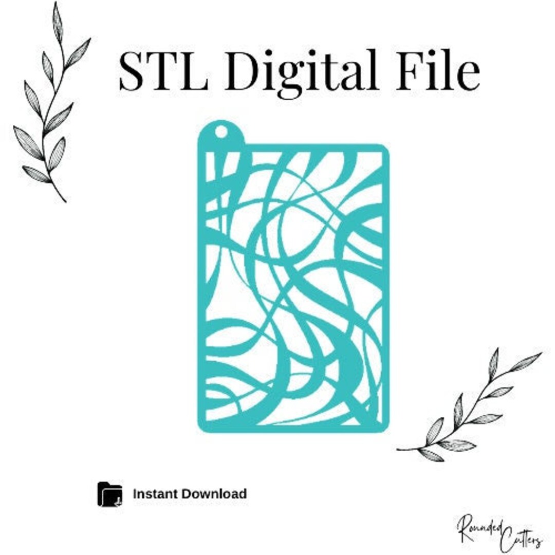 Stencils #61 for Polymer Clay, Digital STL File, Instant Download, STL ...