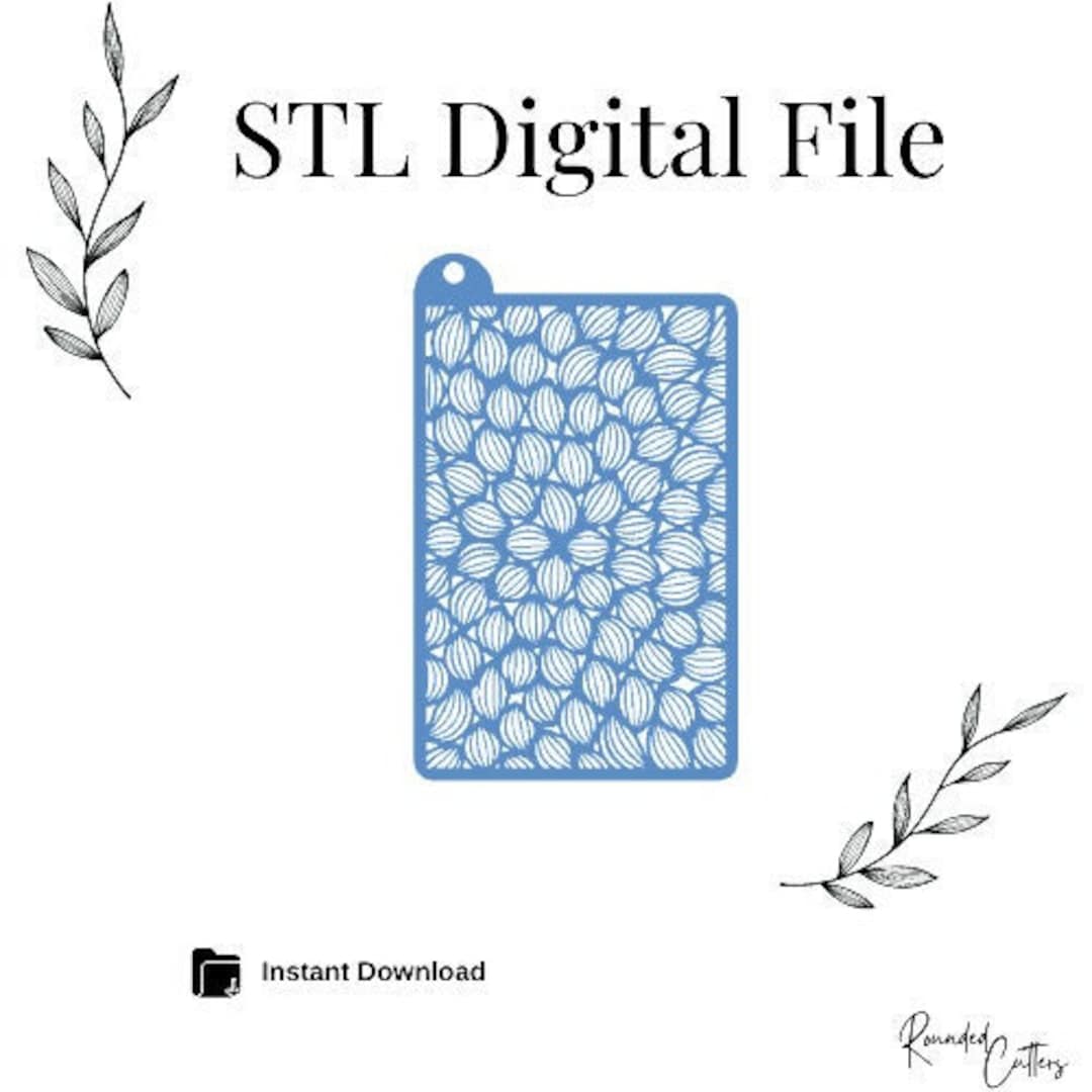 Stencils #80 for Polymer Clay, Digital STL File, Instant Download, STL ...