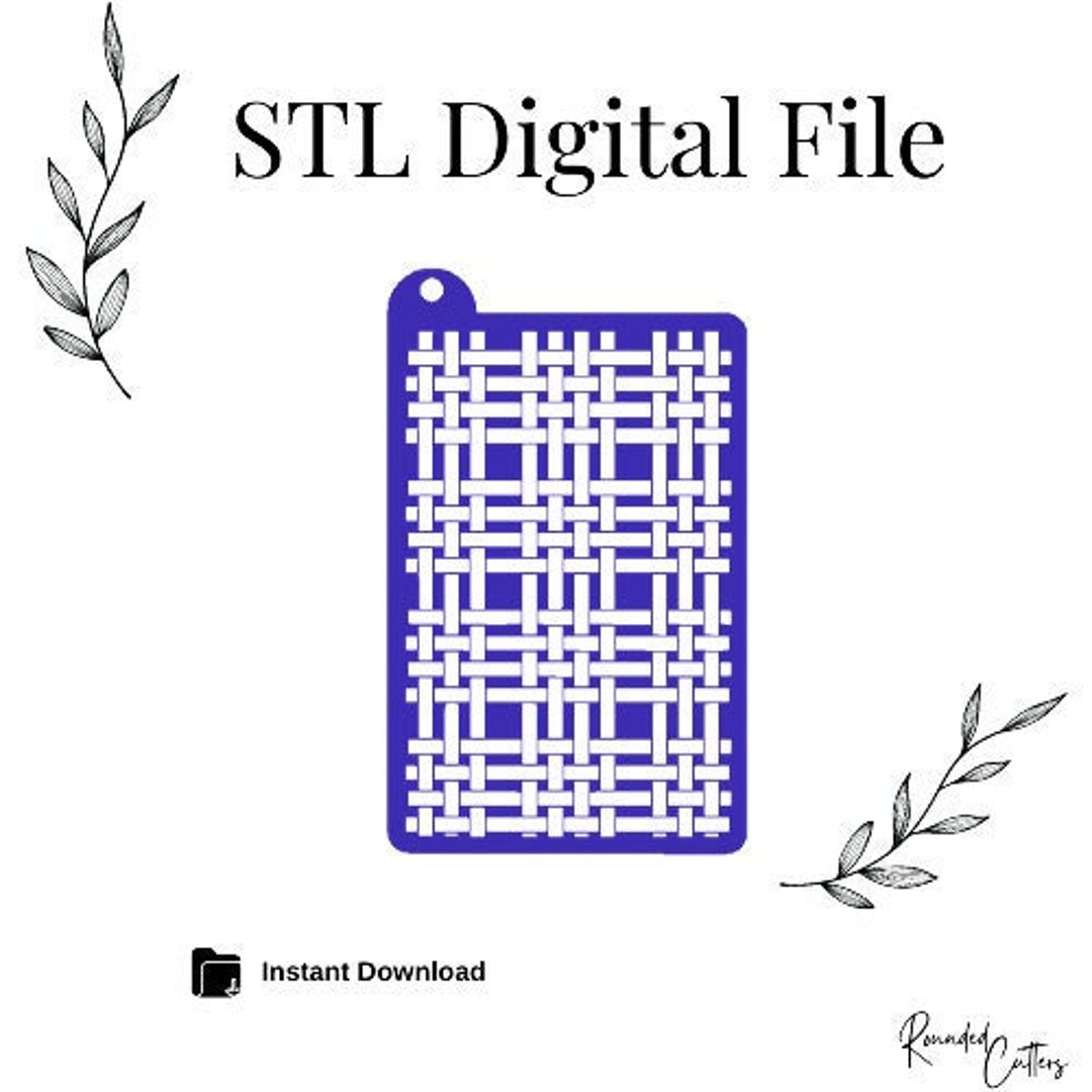 Stencils #34 for Polymer Clay, Digital STL File, Instant Download, STL ...