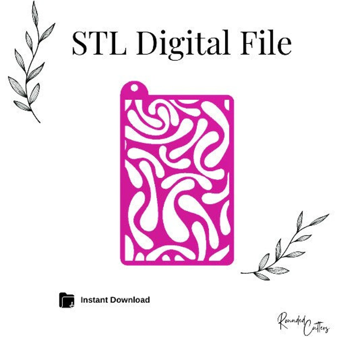 Stencils #83 for Polymer Clay, Digital STL File, Instant Download, STL ...