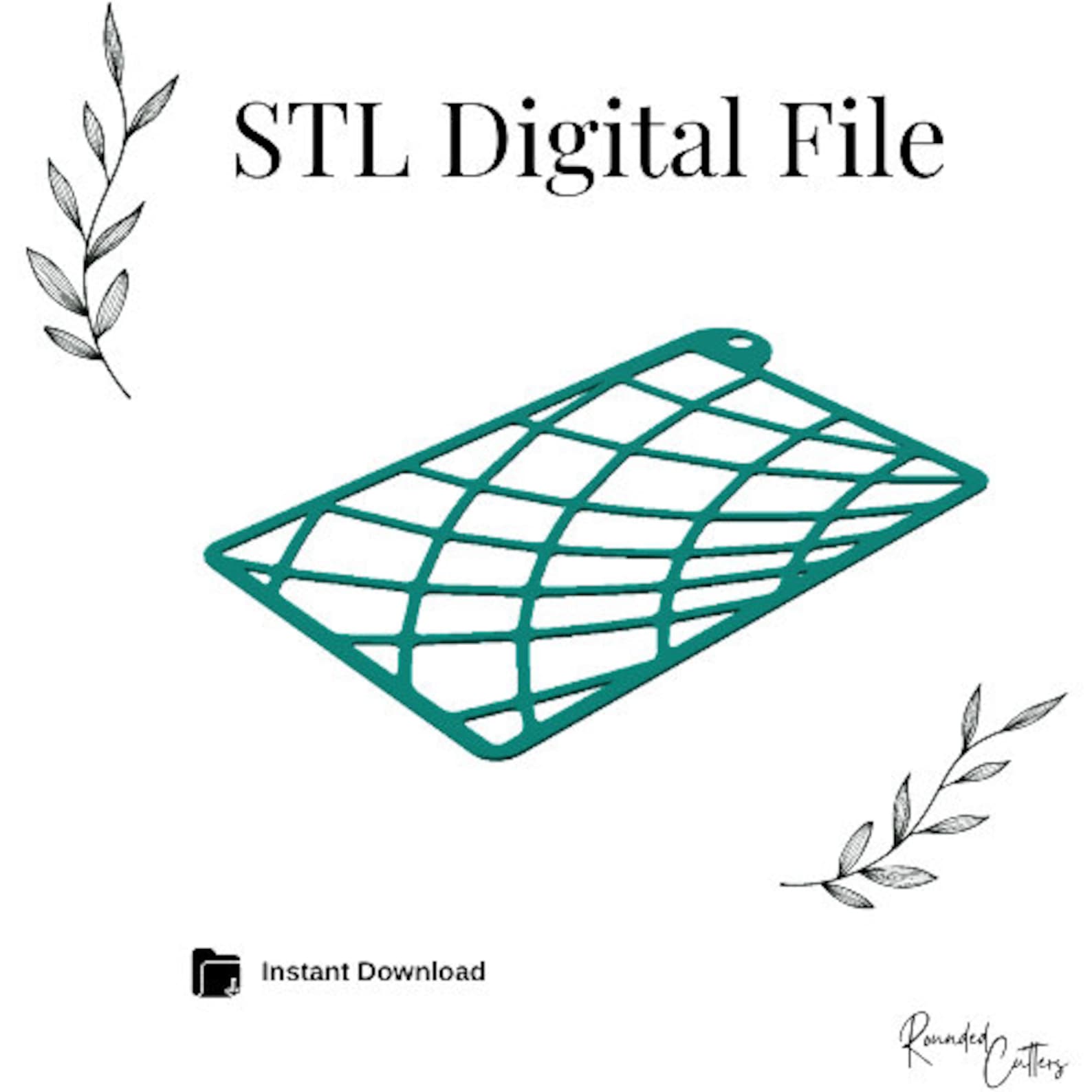 Stencils #26 for Polymer Clay, Digital STL File, Instant Download, STL ...