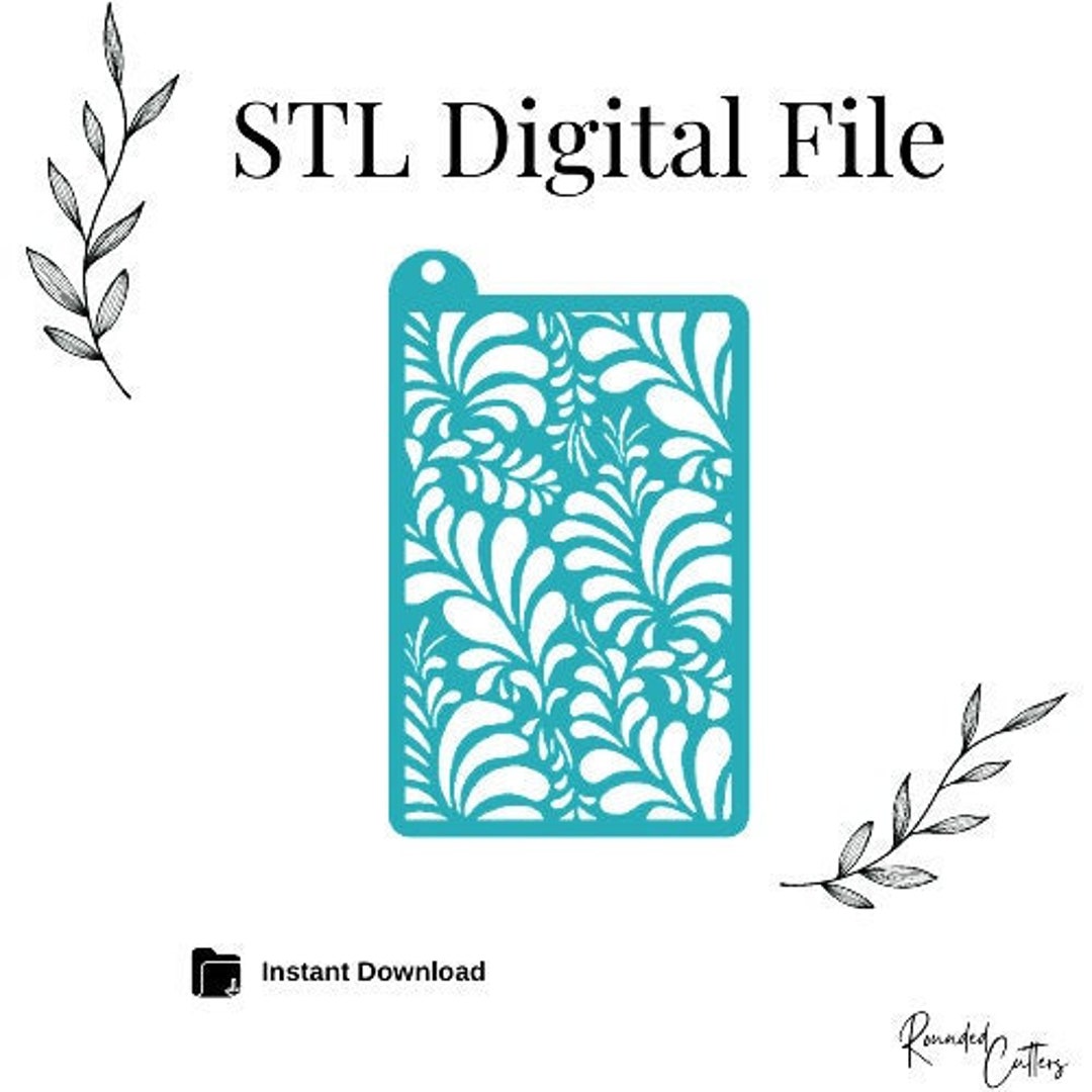Stencils #56 for Polymer Clay, Digital STL File, Instant Download, STL ...