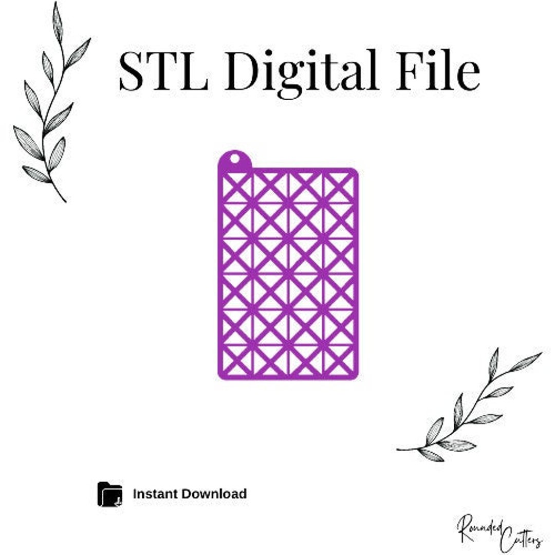 Stencils #22 for Polymer Clay, Digital STL File, Instant Download, STL ...